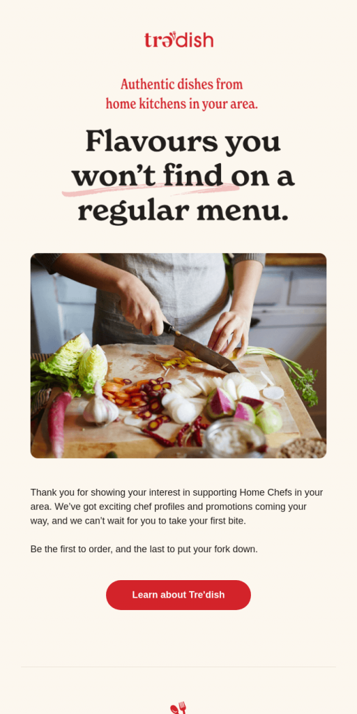 Welcome Email Template Examples for Food and Beverage Brands - RetainIQ