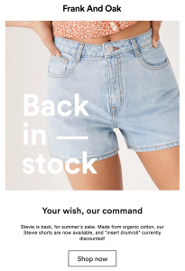 50+ Back in Stock Email Examples and Templates to Inspire Your Restock ...