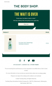 50+ Back in Stock Email Examples and Templates to Inspire Your Restock ...