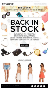 50+ Back in Stock Email Examples and Templates to Inspire Your Restock ...