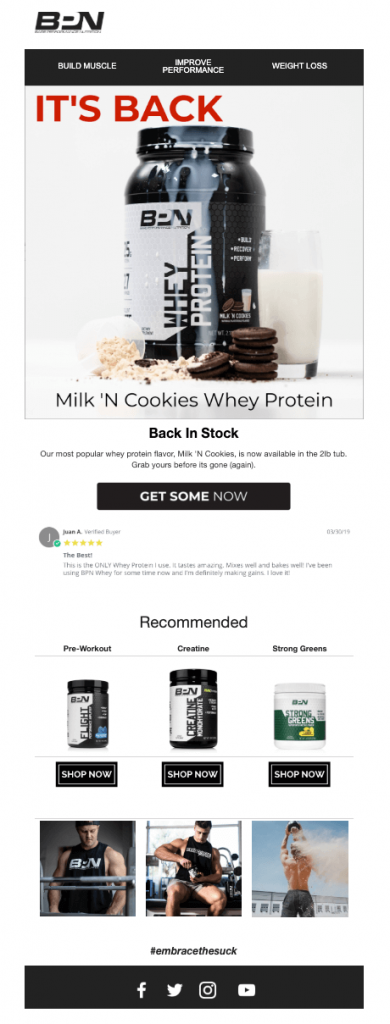 50+ Back in Stock Email Examples and Templates to Inspire Your Restock ...