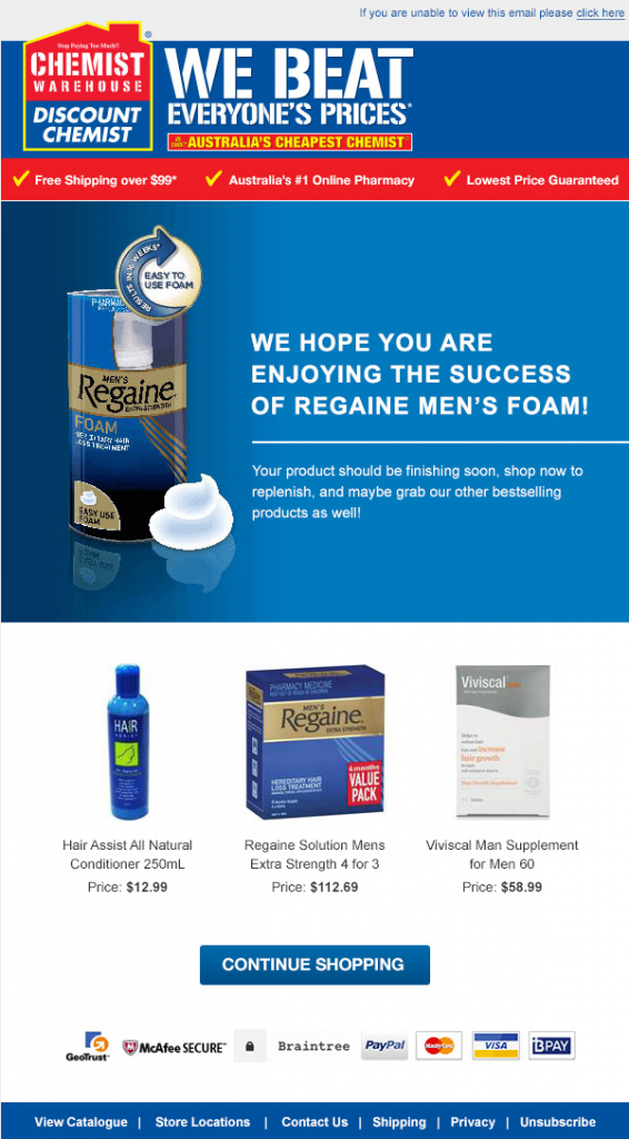 25+ Ecommerce Replenishment Email Templates and Examples - RetainIQ